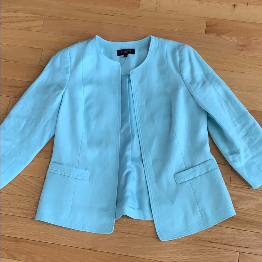 Talbots Jacket In Light Green Color - Gem